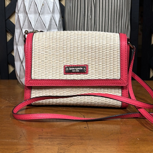 kate spade | Bags | Kate Spade Cedar Street Straw Magnolia Crossbody ...